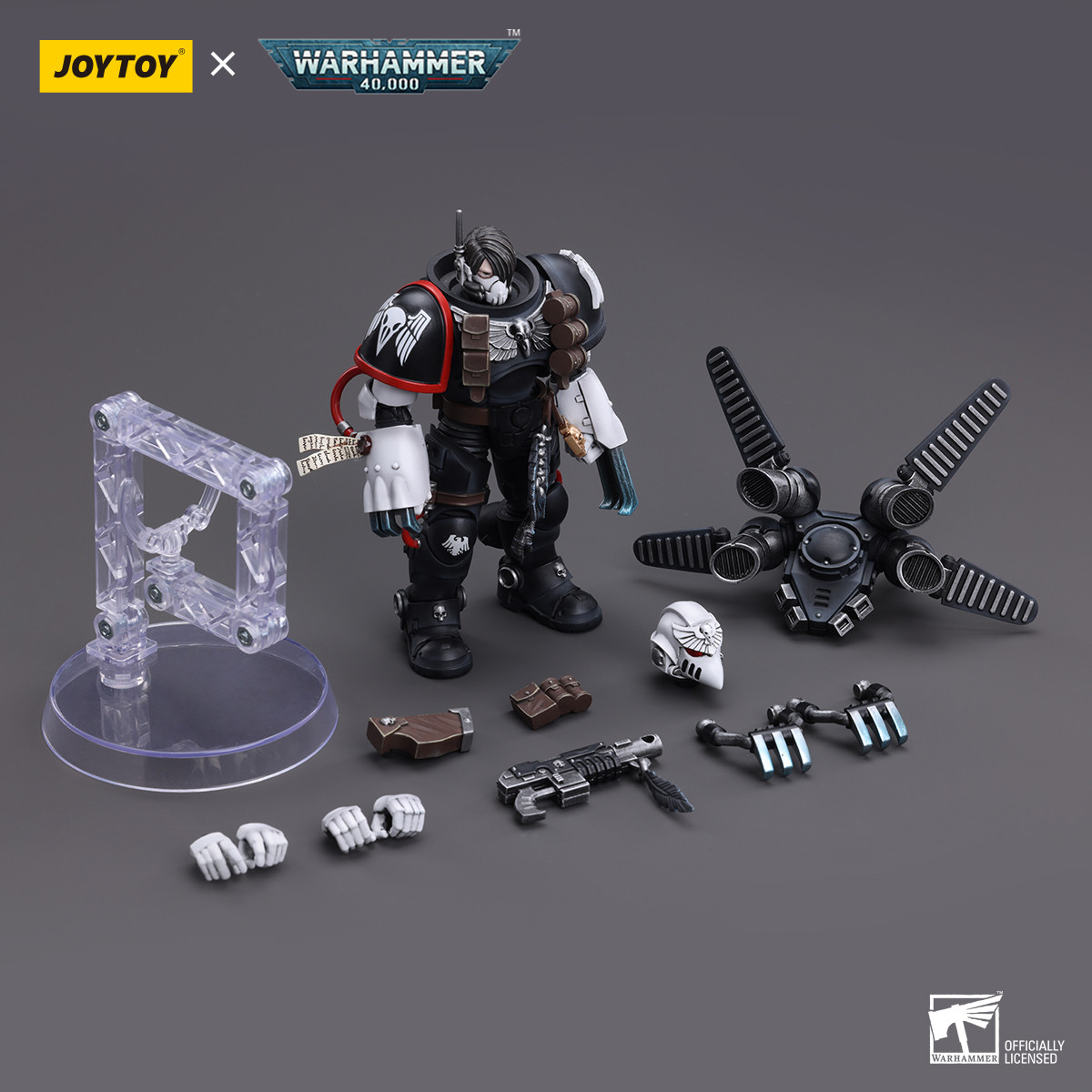 JOYTOY JT6427 Warhammer 40k 1: 18 Raven Guard Chapter Master Kayvaan Shrike