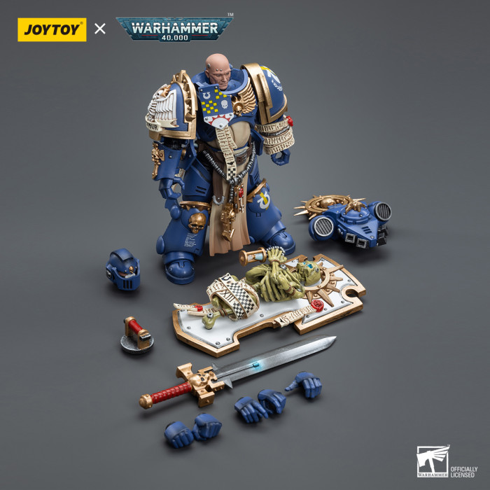 JOYTOY JT6465 Warhammer 40k 1: 18 Ultramarines Primaris Captain with ...