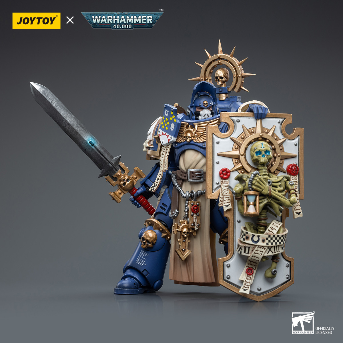 JOYTOY JT6465 Warhammer 40k 1: 18 Ultramarines Primaris Captain with ...