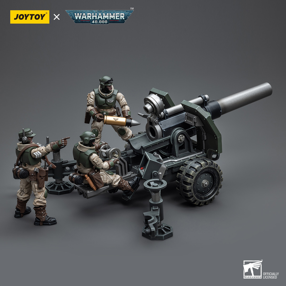 JOYTOY Warhammer 40k 1: 18 Cadia Stands Astra Militarum Ordnance Team ...