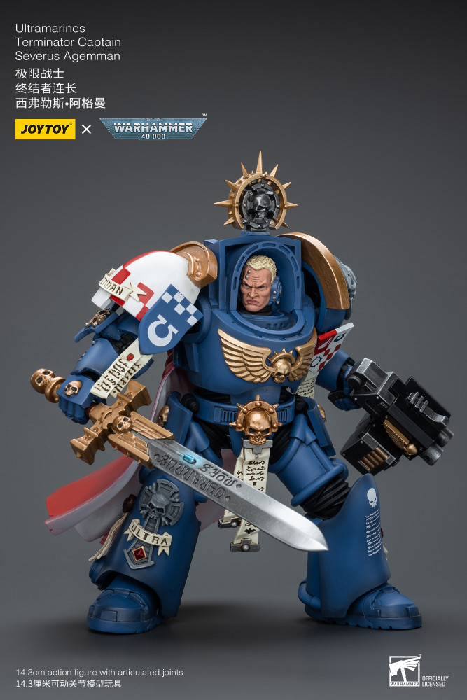 JOYTOY JT9916 Warhammer 40k 1: 18 Ultramarines Terminator Captain ...