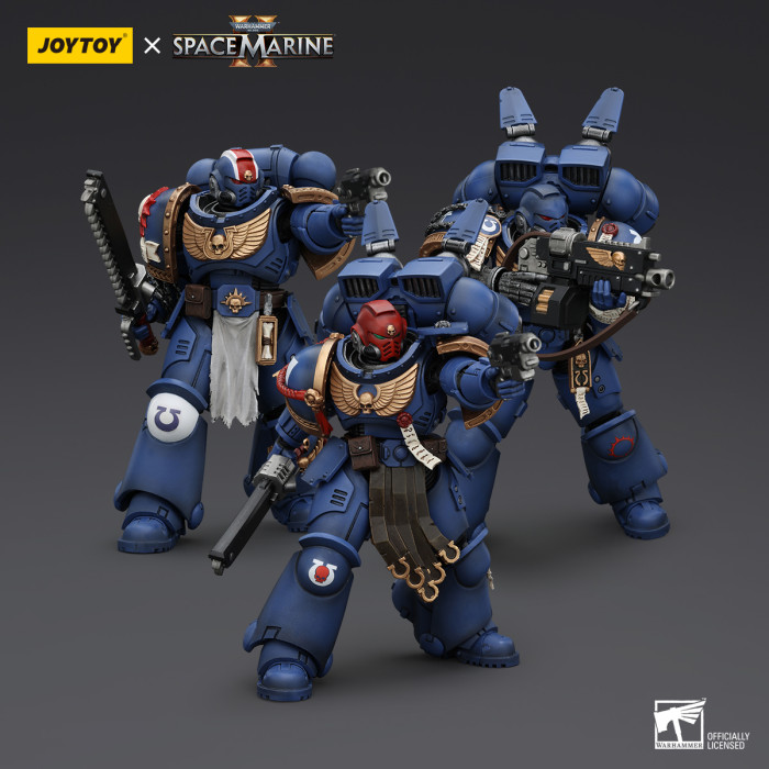 JOYTOY Warhammer 40k Space Marine 2 1: 18 Ultramarines Lieutenant Titus ...