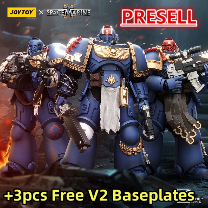 JOYTOY Warhammer 40k Space Marine 2 1: 18 Ultramarines Lieutenant Titus ...