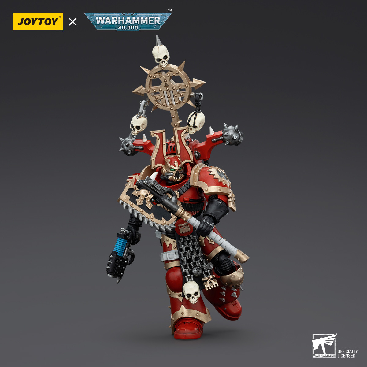 JOYTOY Warhammer 40k 1: 18 World Eaters Khorne Berzerkers