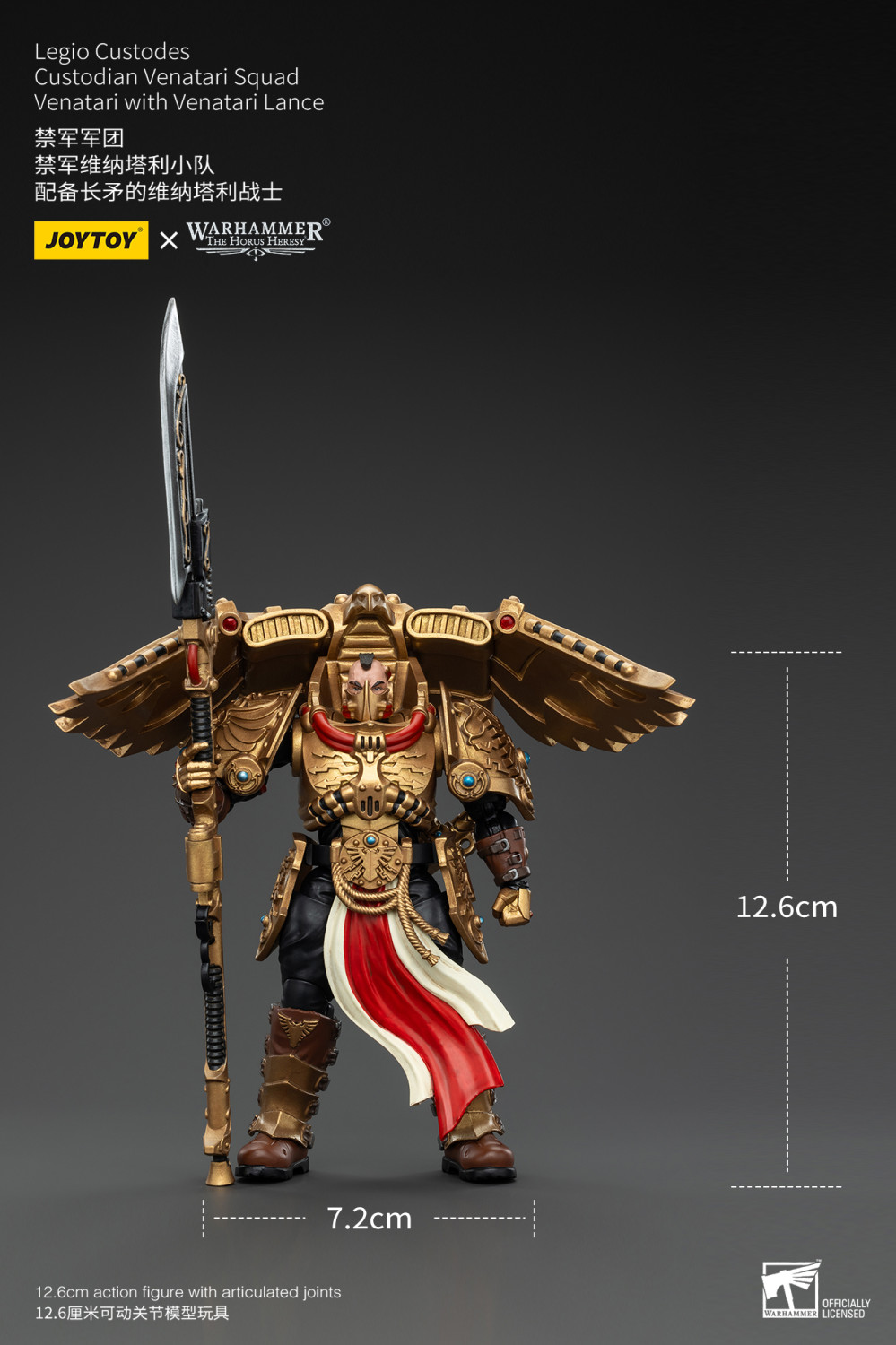 JOYTOY Warhammer The Horus Heresy 1:18 Legio Custodes Custodian Venatari Squad