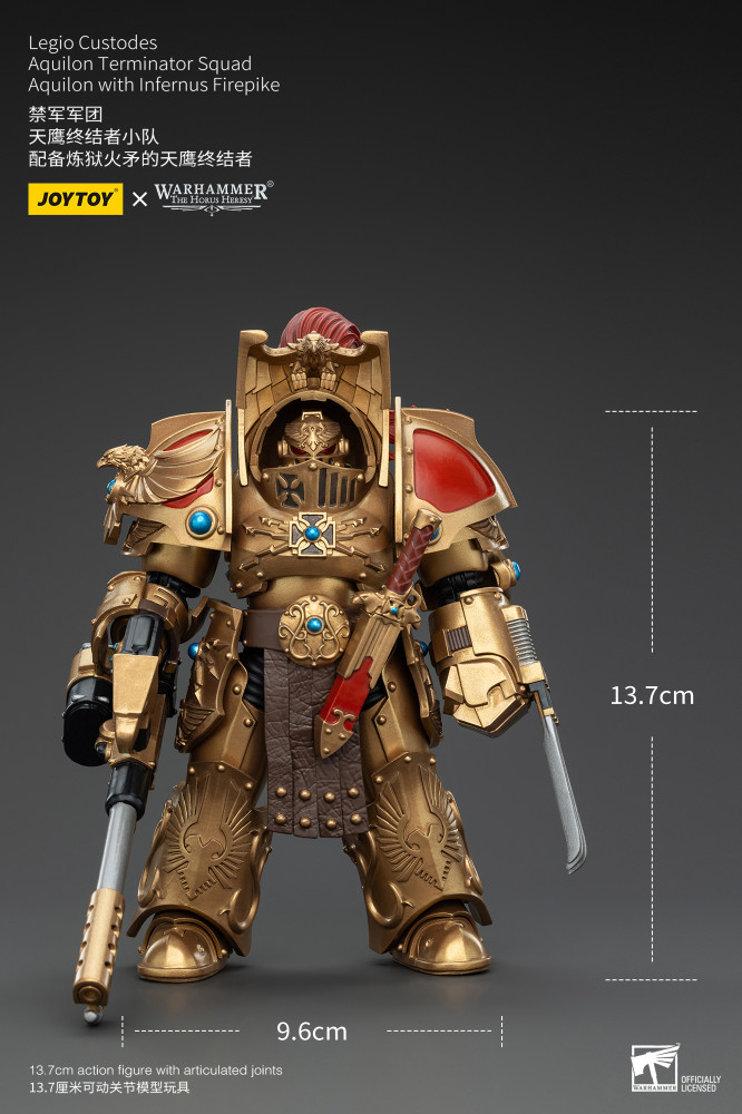 JOYTOY Warhammer The Horus Heresy 1:18 Legio Custodes Aquilon ...