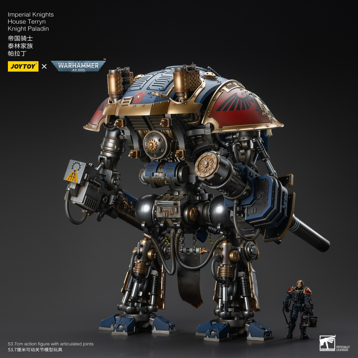 JOYTOY JT9299 Warhammer 40k 1: 18 Imperial Knights House Terryn Knight ...
