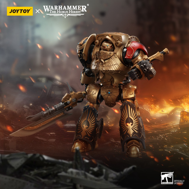 JOYTOY Warhammer The Horus Heresy 1:18 Legio Custodes Contemptor ...