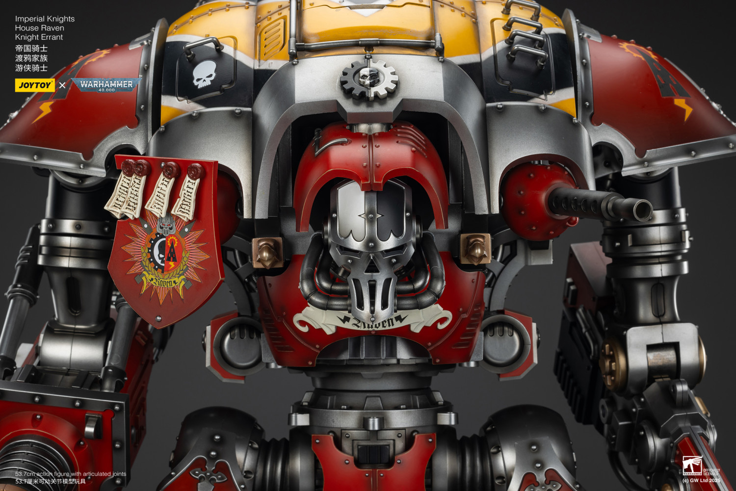 JOYTOY JT9305 Warhammer 40k 1: 18 Imperial Knights House Raven Knight ...