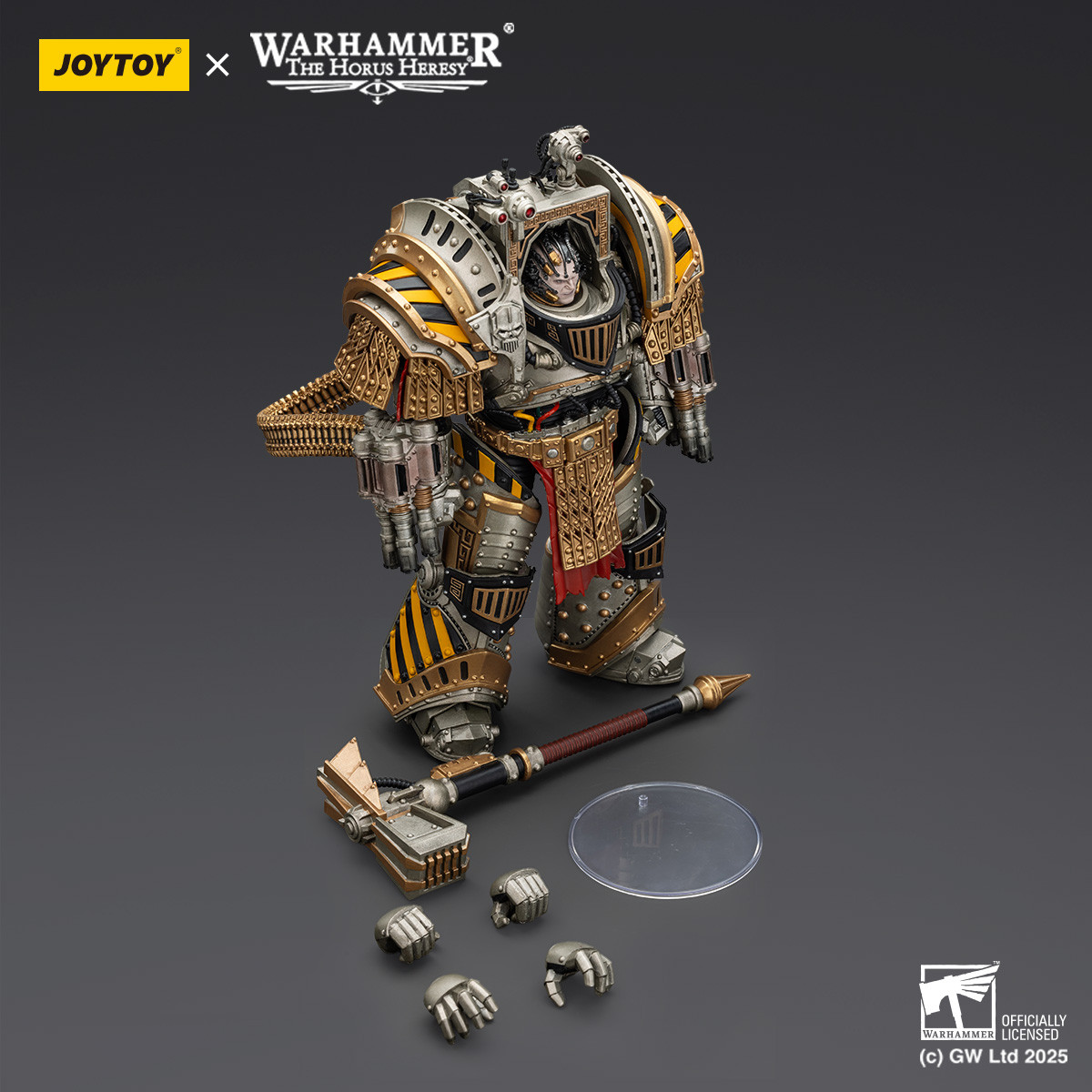JOYTOY JT01819 Warhammer The Horus Heresy 1:18 Iron Warriors Perturabo ...