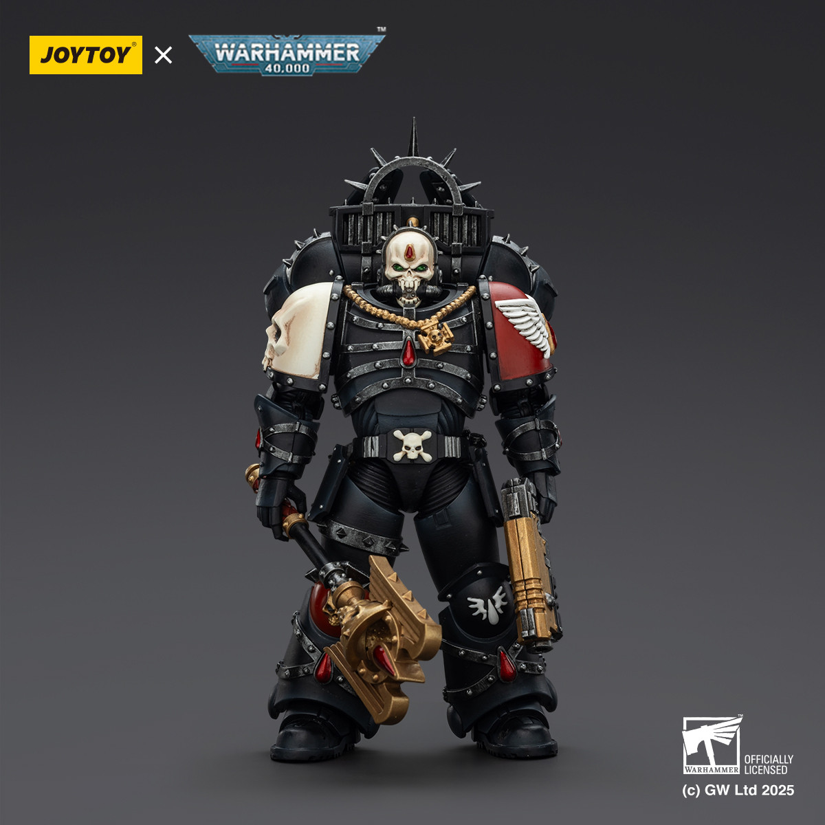 JOYTOY JT02311 Warhammer 40k 1:18 Blood Angels Lemartes With Jump Pack ...