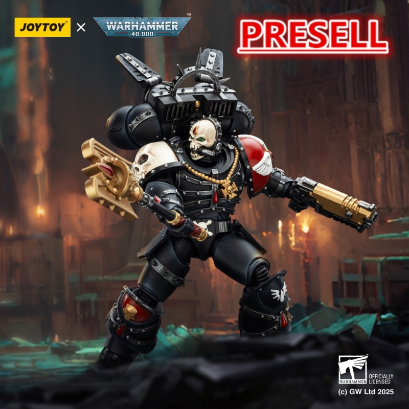 JOYTOY JT02311 Warhammer 40k 1:18 Blood Angels Lemartes With Jump Pack ...