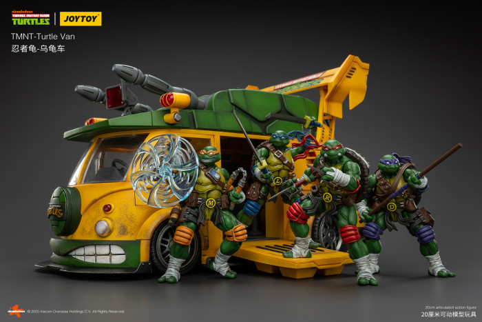 JOYTOY JT02540 Teenage Mutant Ninja Turtles TMNT Turtle Van
