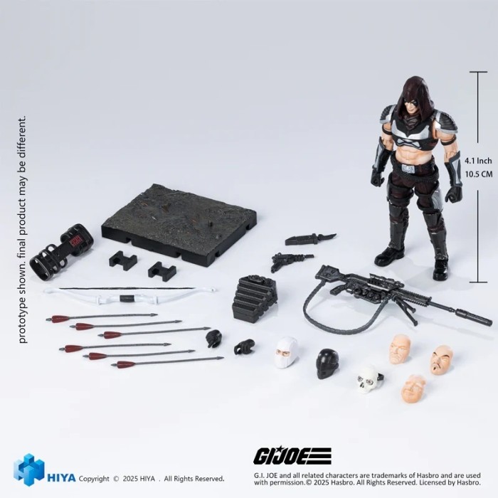 HIYA EMG0298 Exquisite Mini Series 1/18 Scale 4 Inch G.I.Joe Zartan ...