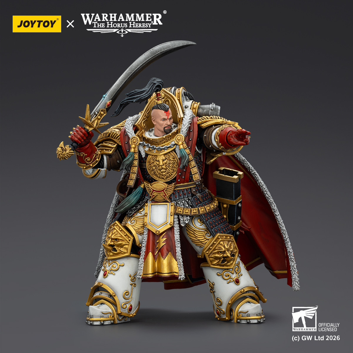 JOYTOY JT03363 Warhammer The Horus Heresy 1: 18 White Scars Jaghatai ...